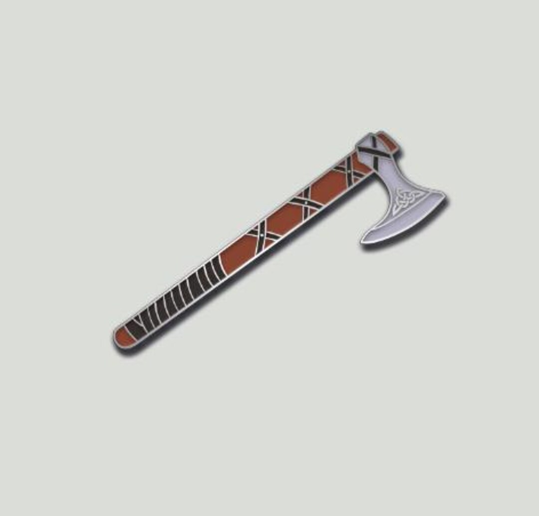 Viking War Axe Enamel Pin – Nordic Battle Weapon - Etsy