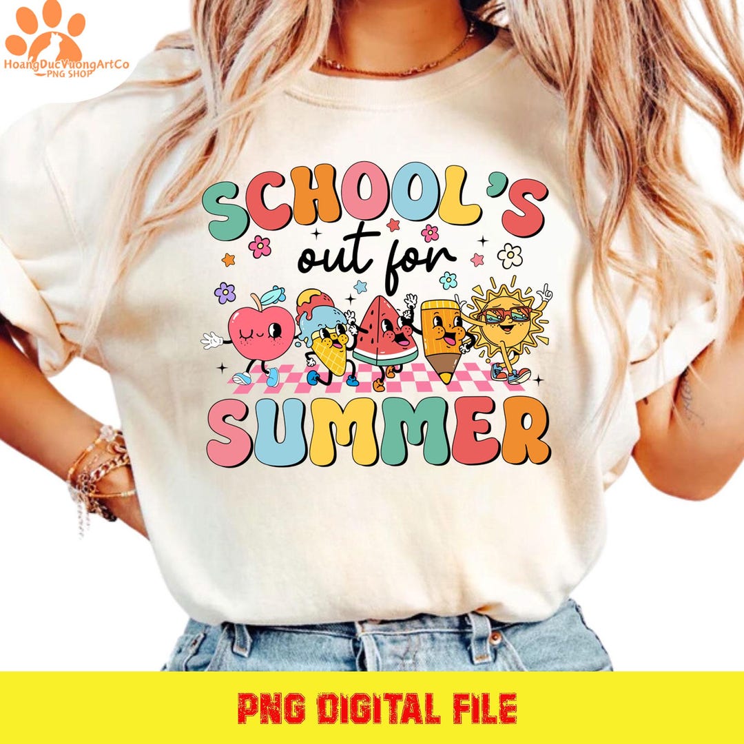 School's Out for Summer PNG, Teacher Design Png, Last Day of School Png ...