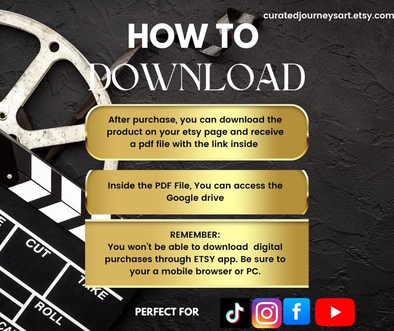 350+ Cinematic Movie Clips | Social Media Reels (MP4 Download) - Etsy