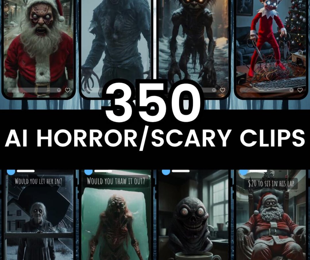 350+ AI Horror Video Clips: Creepy Reels for Tiktok, Instagram, Youtube ...