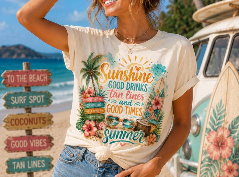 Sonnenschein Gute Getränke Tan Lines Gute Zeiten PNG | Sommer Strand ...
