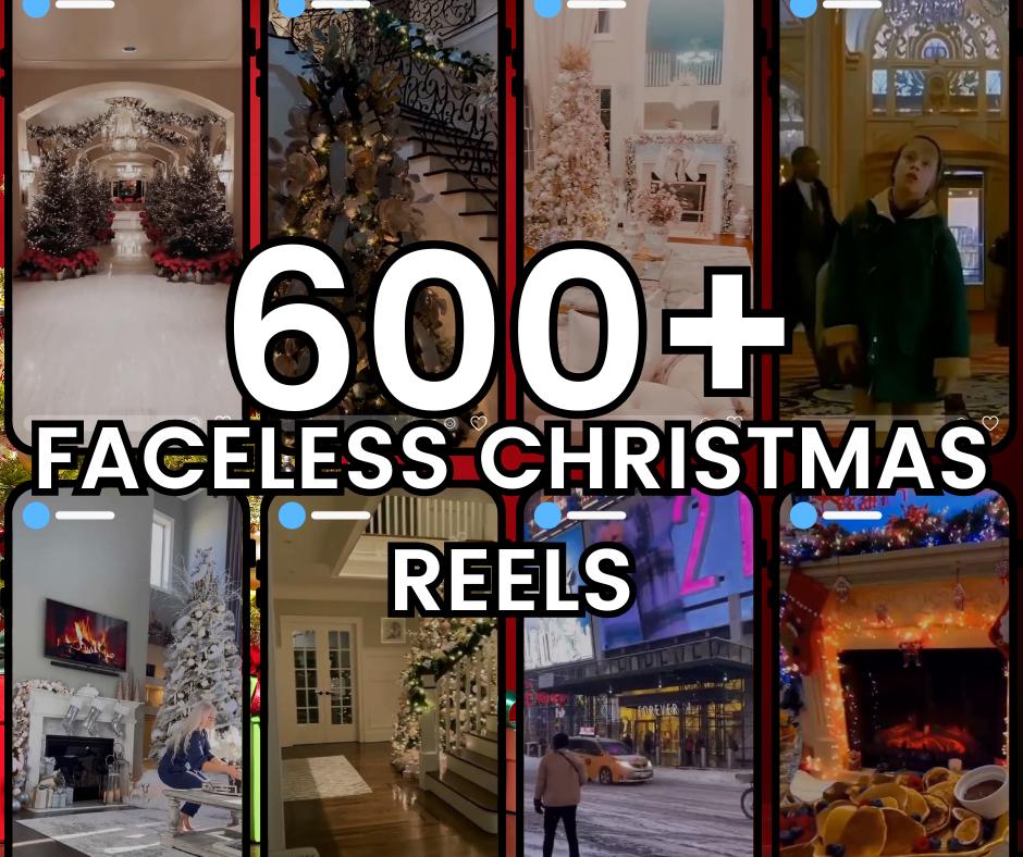 600+ Christmas Reels Video Bundle: HD 4K Faceless Holiday Clips - Etsy