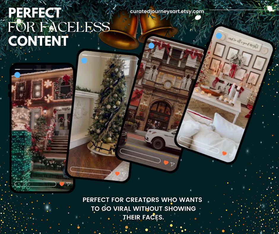 600+ Christmas Reels Video Bundle: HD 4K Faceless Holiday Clips - Etsy