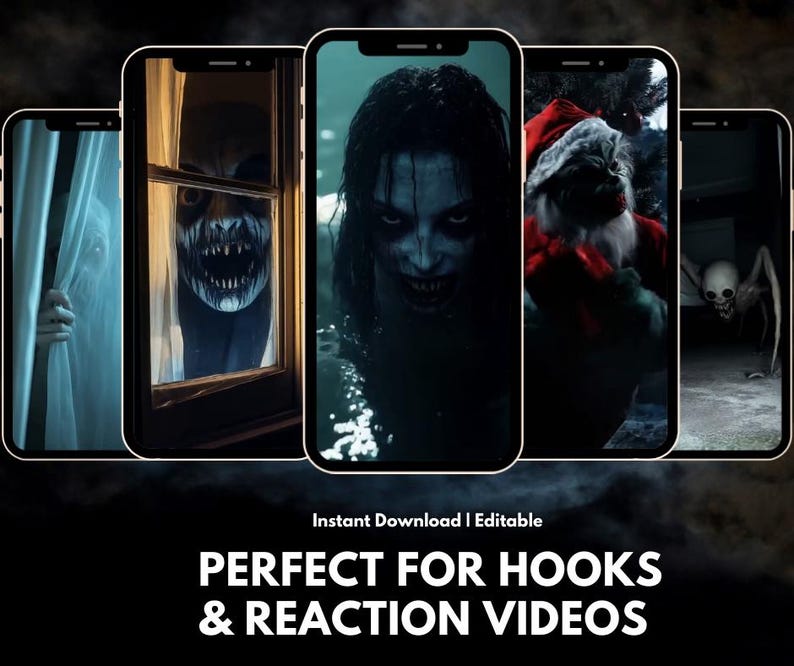 1000+ AI Horror Reels: Viral Scary Video Clips (HD) - Etsy