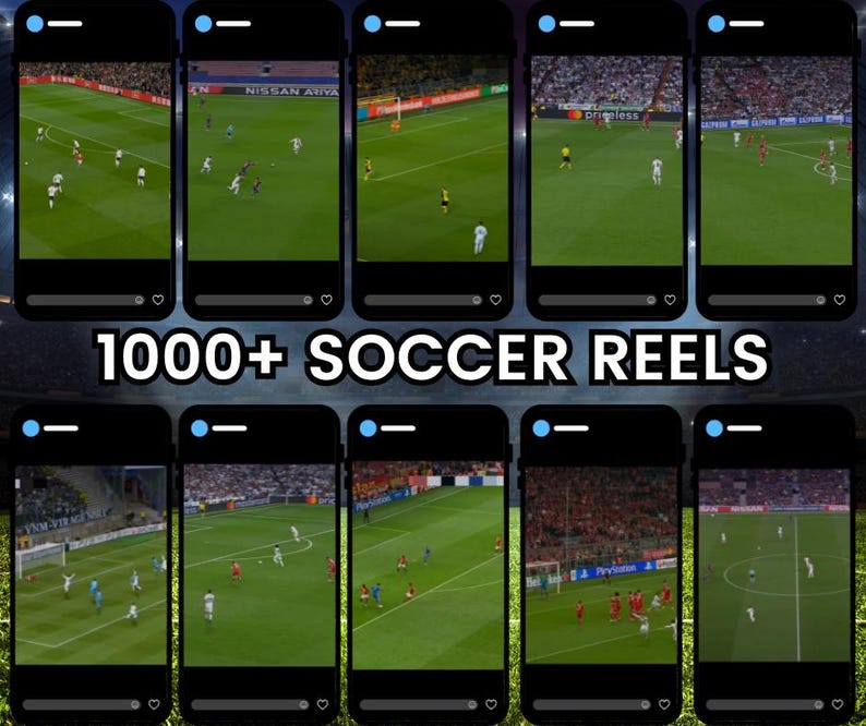 1000+ Soccer & Football Video Clips: Sports Reels for Social Media ...