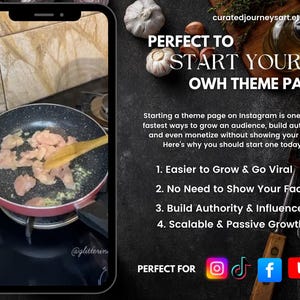 750 Faceless Cooking Reels: Viral Recipe Videos (PLR, Instant Download ...