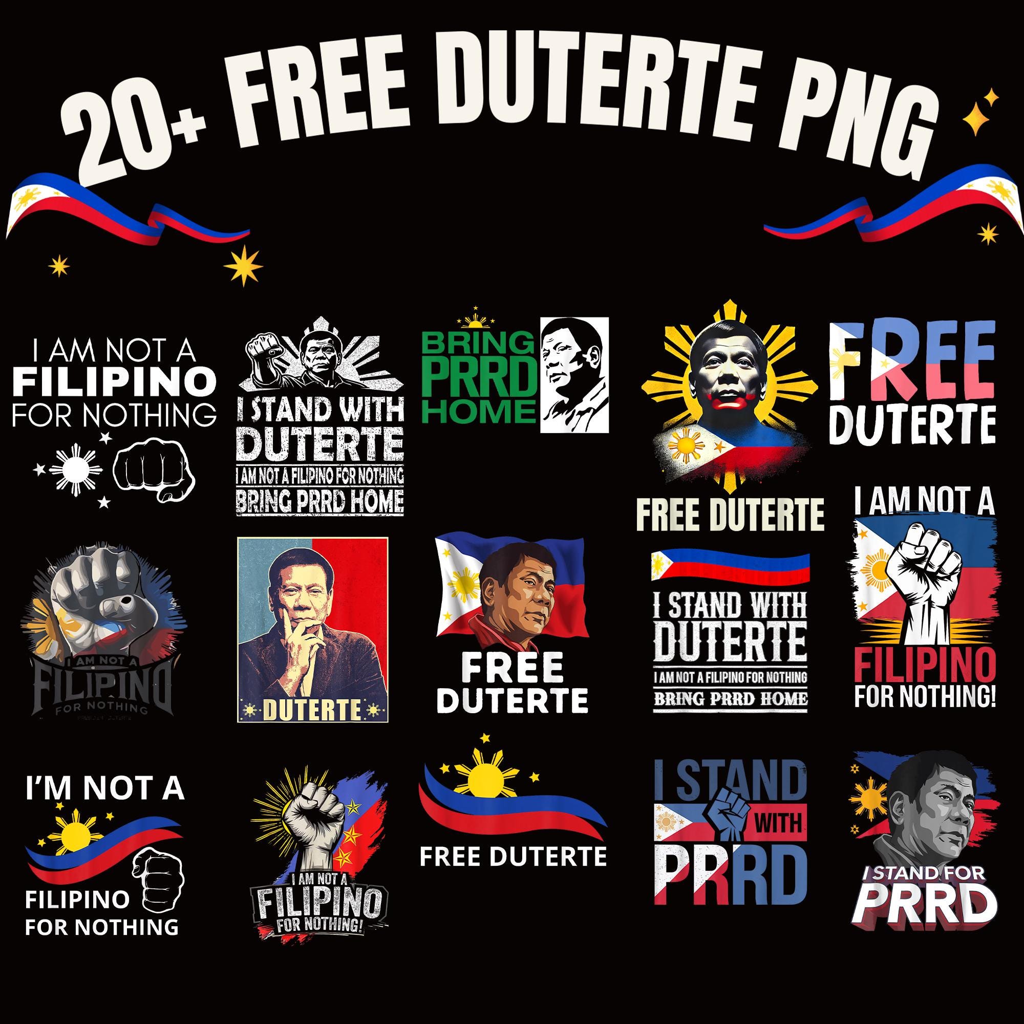 20+free Duterte Supporter Png, Philippines President Rodrigo Digong ...