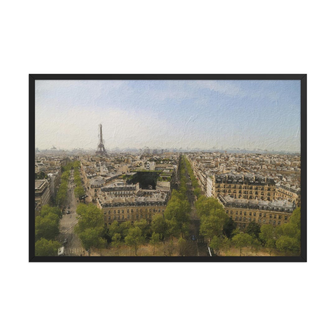 Paris Oil Painting Wall Art - Large Wall Art - Oil Painting Wall Art ...