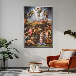 Raphael Transfiguration Canvas, Renaissance Religious Masterpiece ...