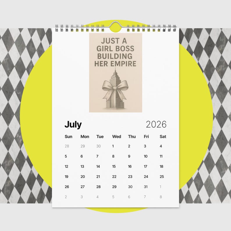 2026 Girl Boss Affirmations Calendar – Inspiration for Women ...