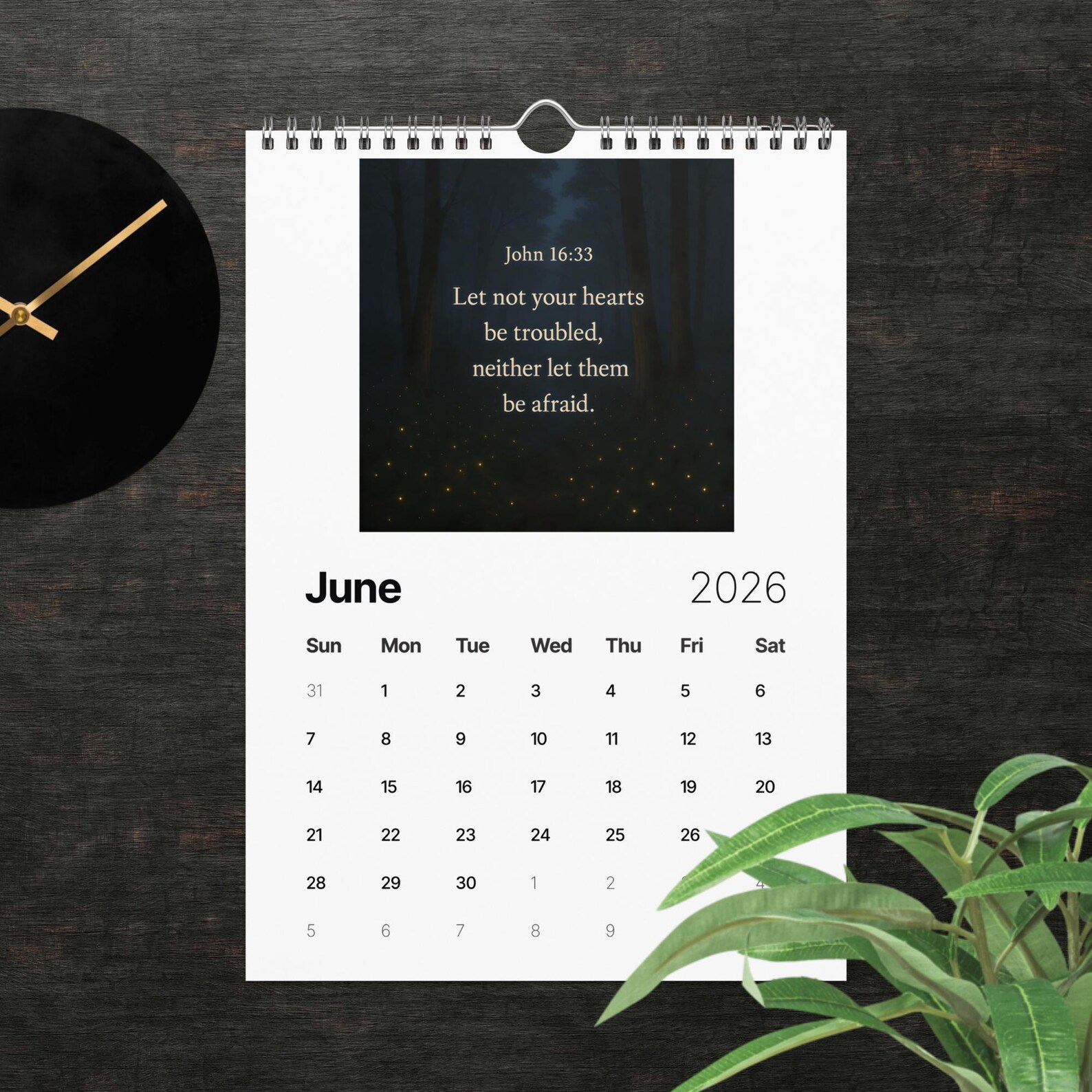 2026 Bible Verse Wall Calendar – Inspirational Christian Scripture ...