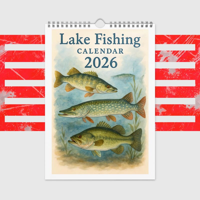 Fishing Calendars 2026 - Etsy