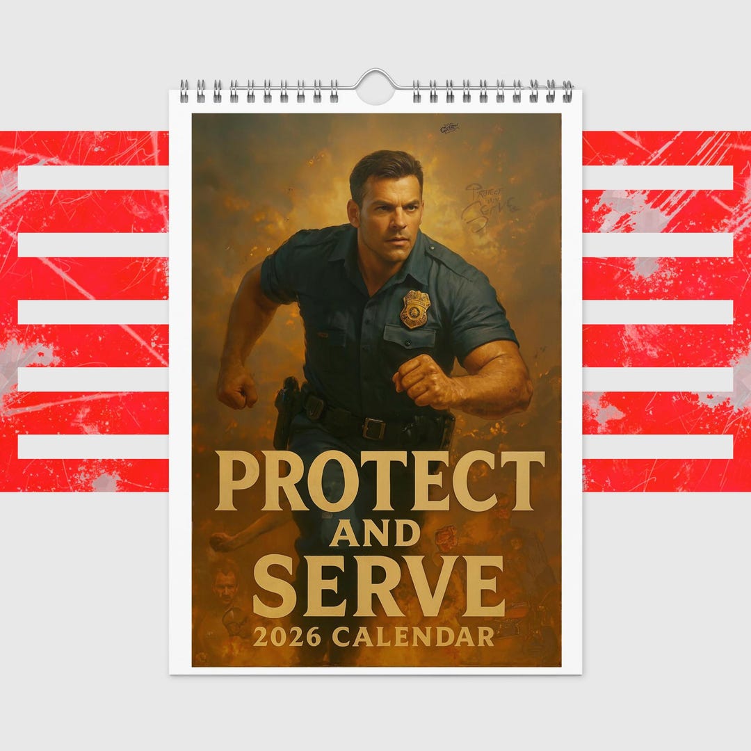 2026 Police Officer Heroes Calendar – Law Enforcement Wall Art, Thin ...