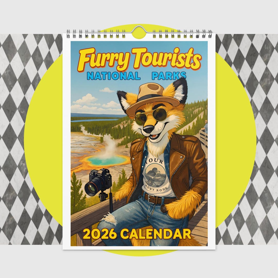 2026 Furry Tourist Calendar – Funny Anthropomorphic Animal Costumes at ...