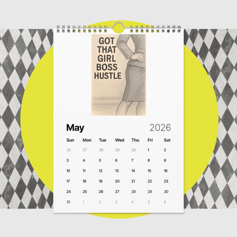2026 Girl Boss Affirmations Calendar – Inspiration for Women ...