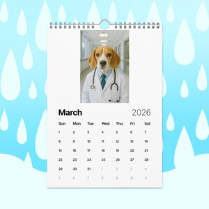 Funny Beagle Dogs With Jobs Calendar 2026 – Beagles Dressed as ...