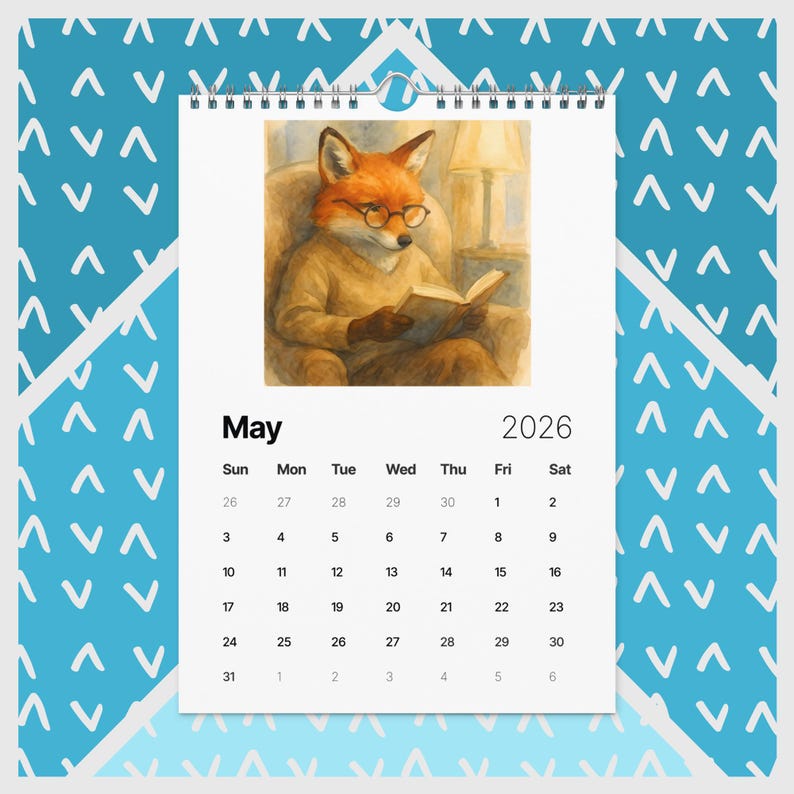 2026 Woodland Creatures Calendar – Cute Watercolor Forest Animals Doing ...