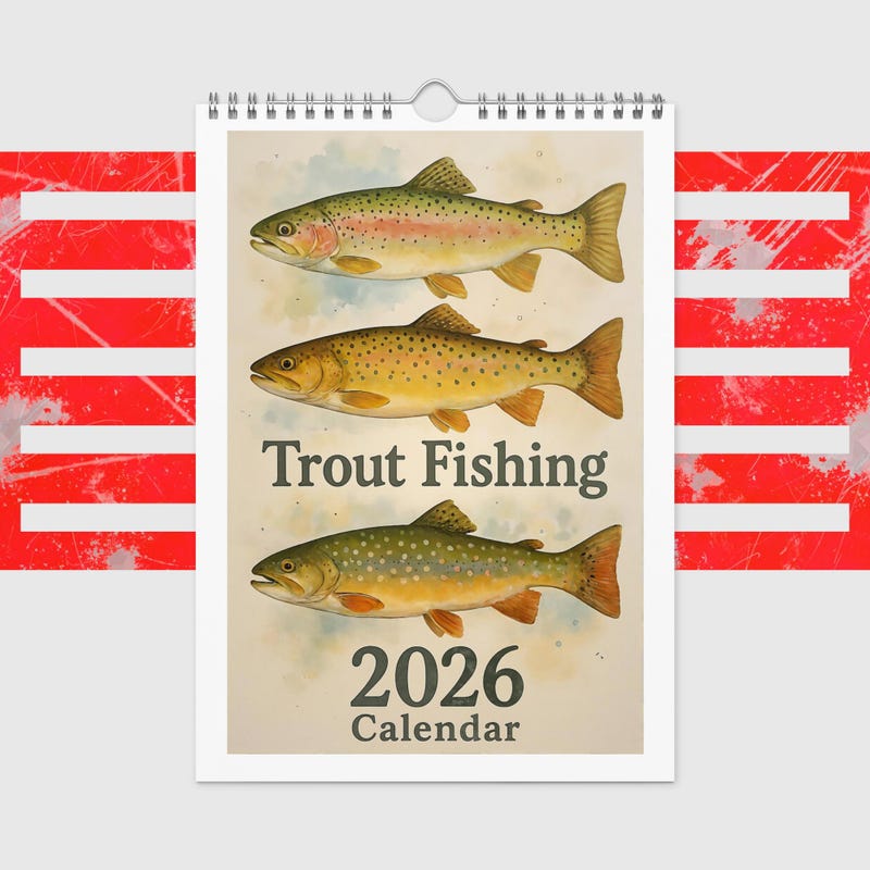 Fishing Calendars 2026 - Etsy