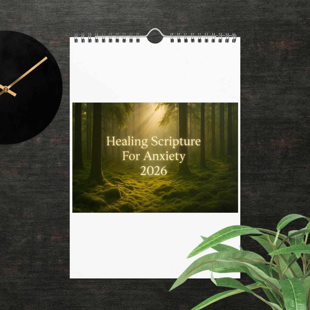 Bible Verse Calendar 2026 for Anxiety and Peace | Christian ...