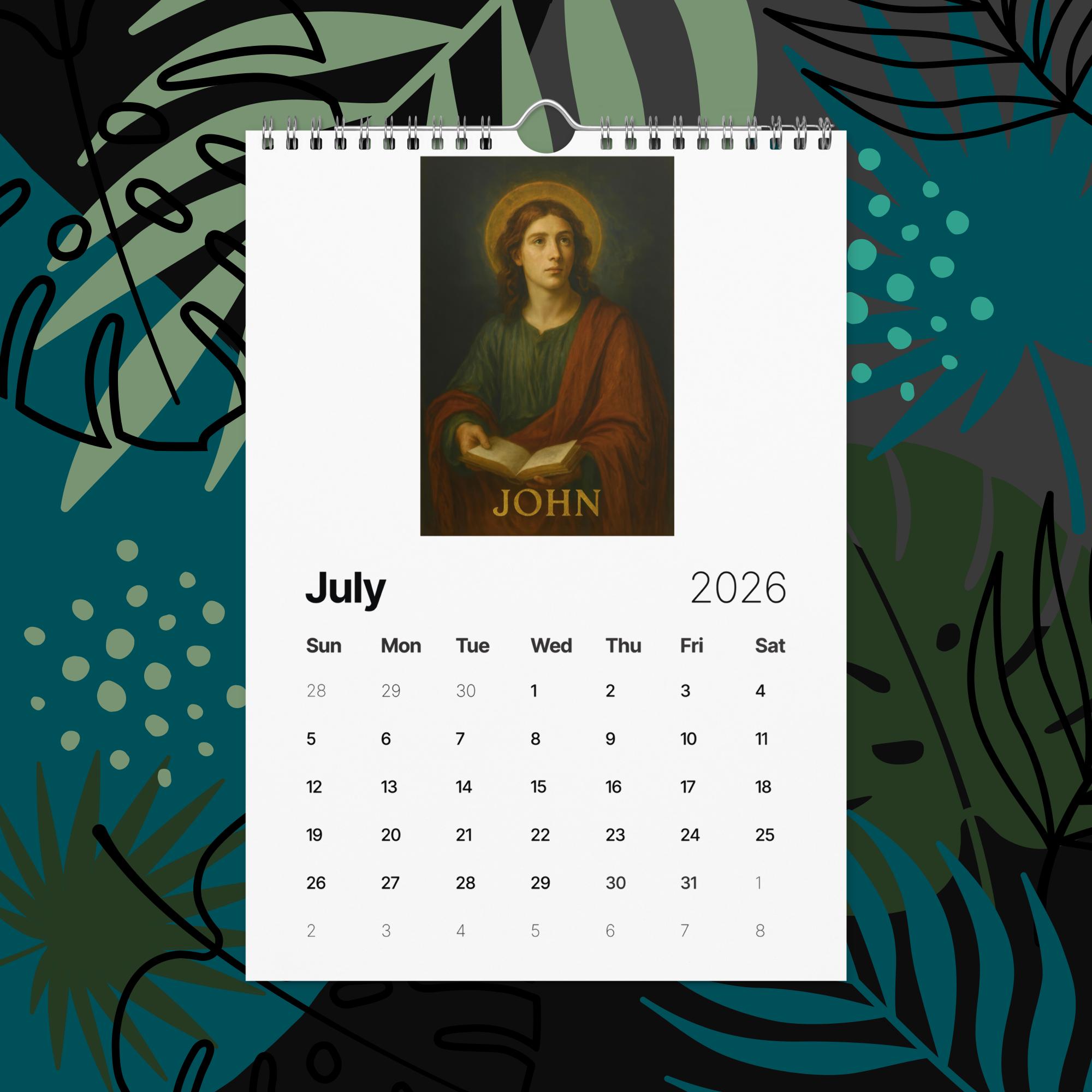 2026 Apostles of Jesus Calendar – Christian Religious Wall Calendar ...
