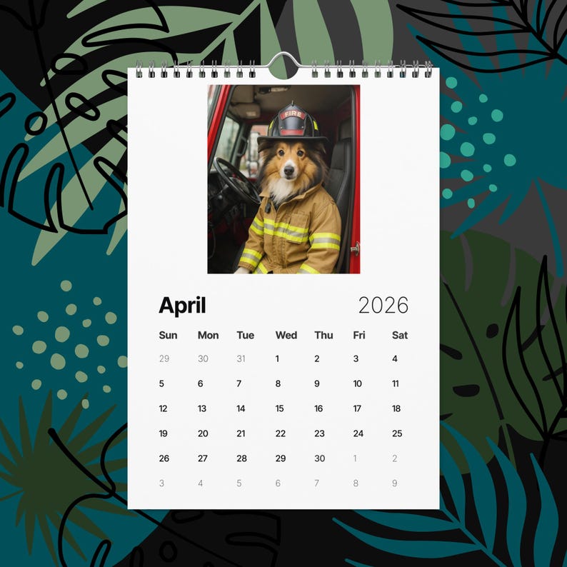 Shelties With Jobs 2026 Calendar – Funny Sheltie Dog Calendar for ...