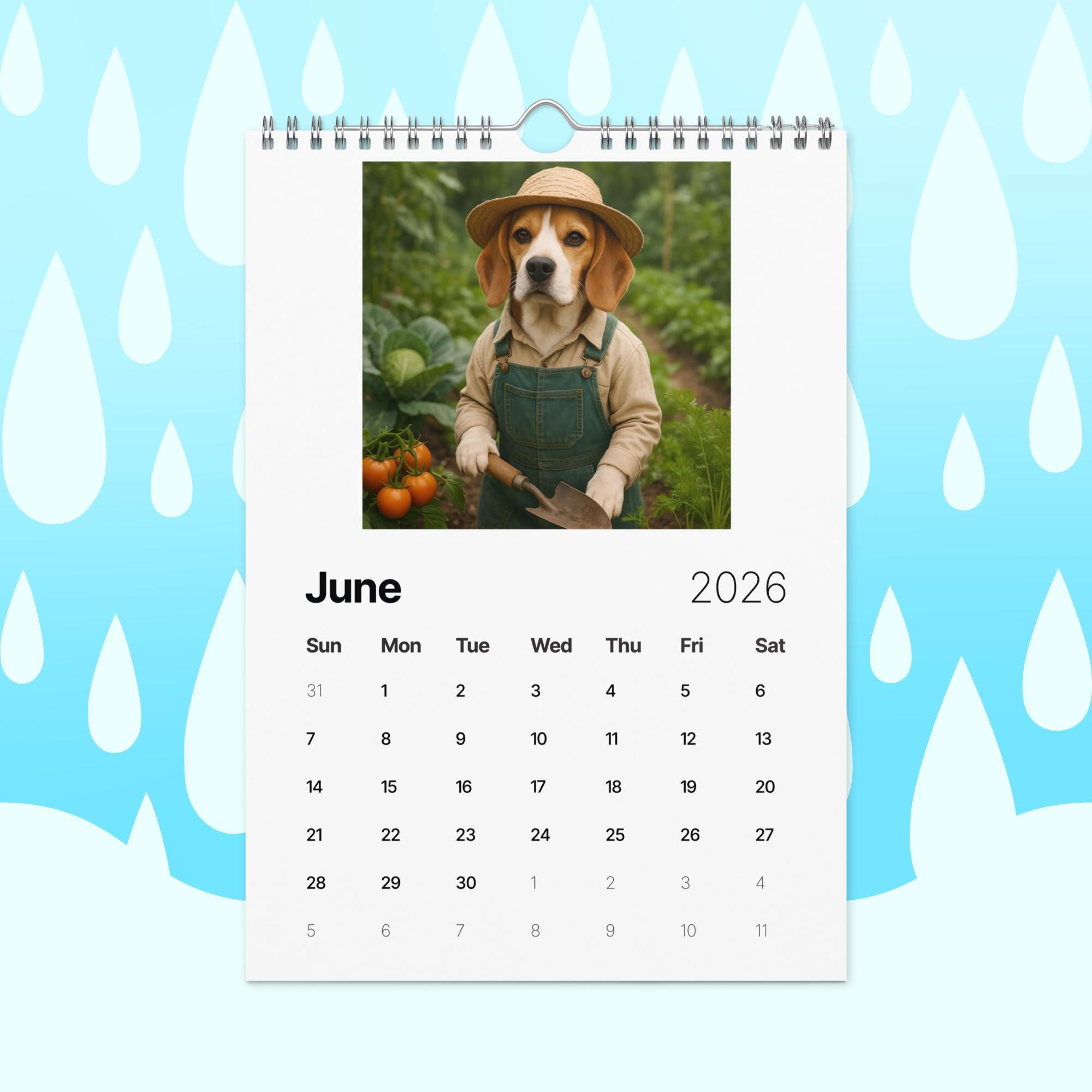 Funny Beagle Dogs With Jobs Calendar 2026 – Beagles Dressed as ...