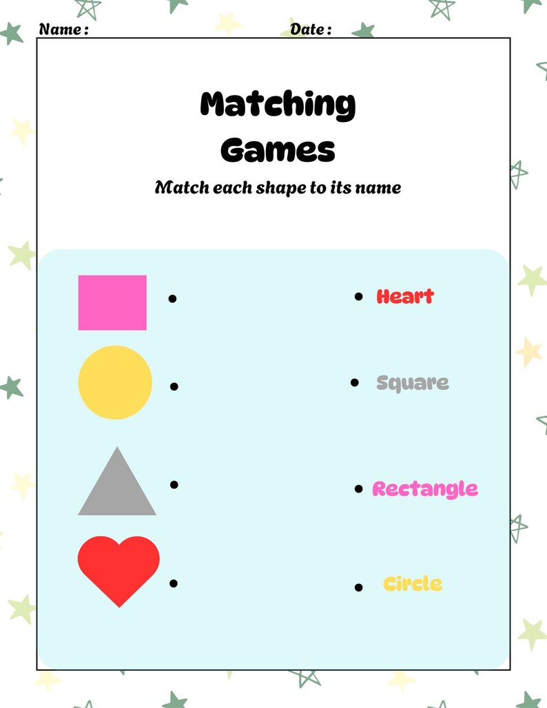 Printable Children's Activity Book (bundle) - Etsy