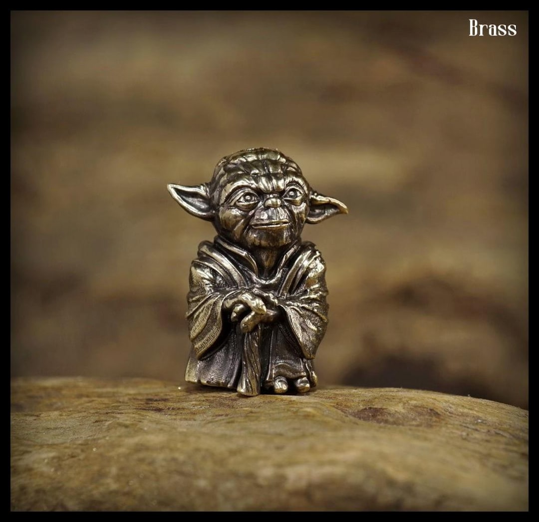 Master Yoda Paracord Bead – Star Wars Jedi Lanyard Bead, Brass EDC ...