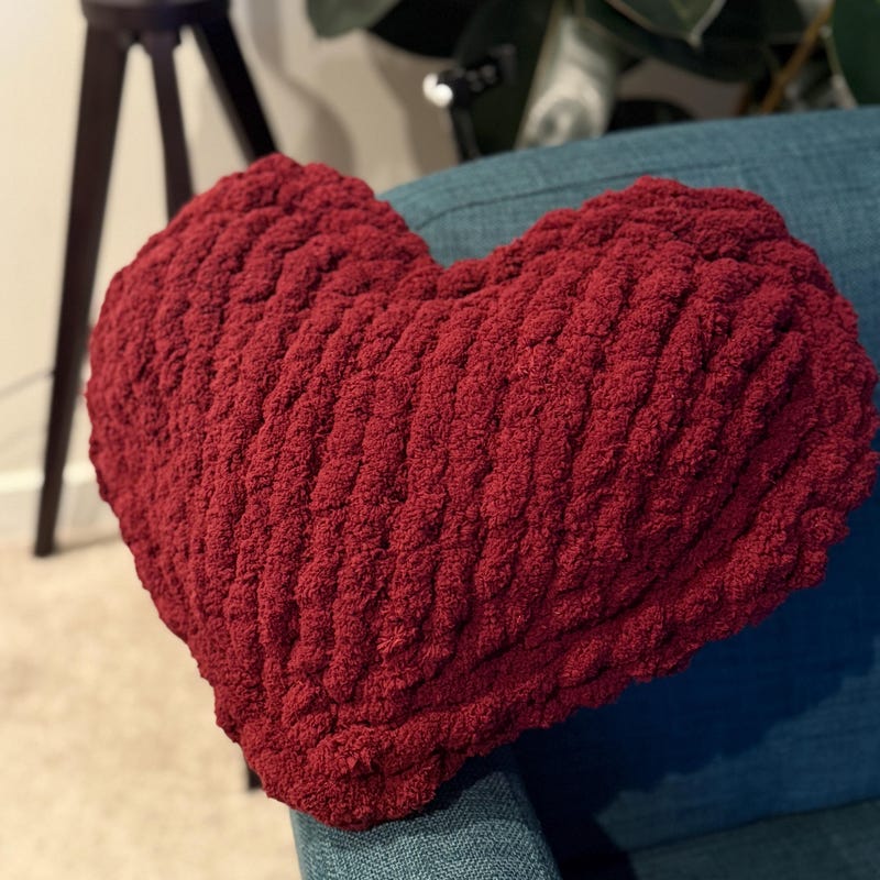 Chunky Knit Cushion - Etsy