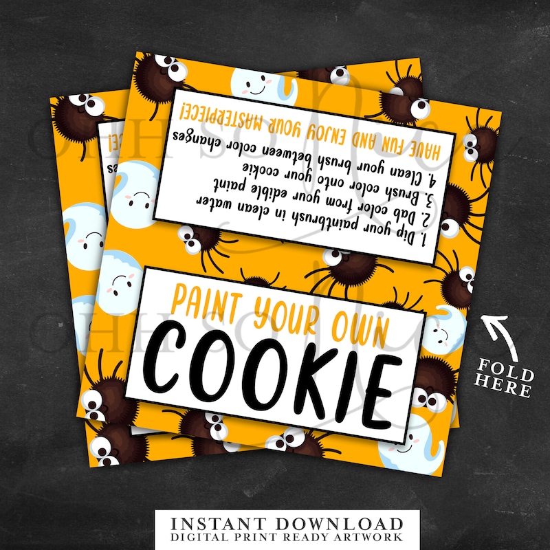 Paint Palette Cookie - Etsy