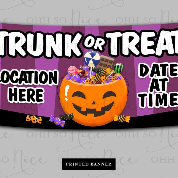 Trunk or Treat Banners - Etsy
