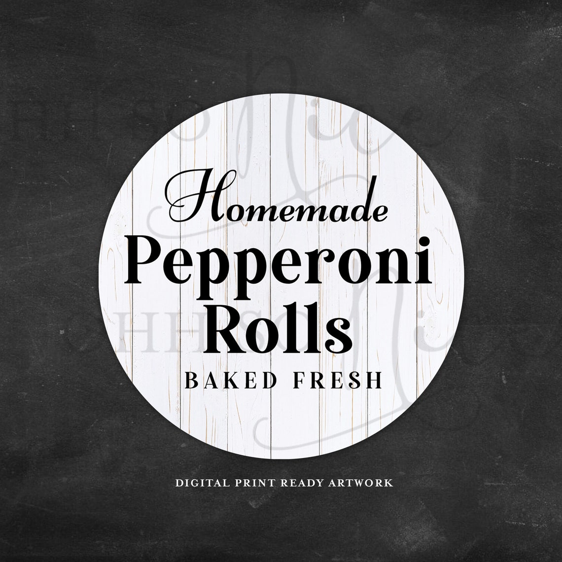 3 Sizes: Homemade Pepperoni Rolls Baked Fresh With White Wood ...