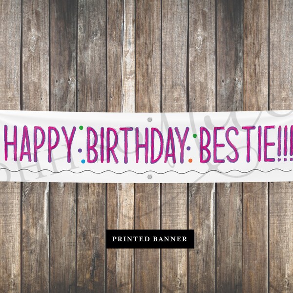 Painted Happy Birthday Banner - Etsy