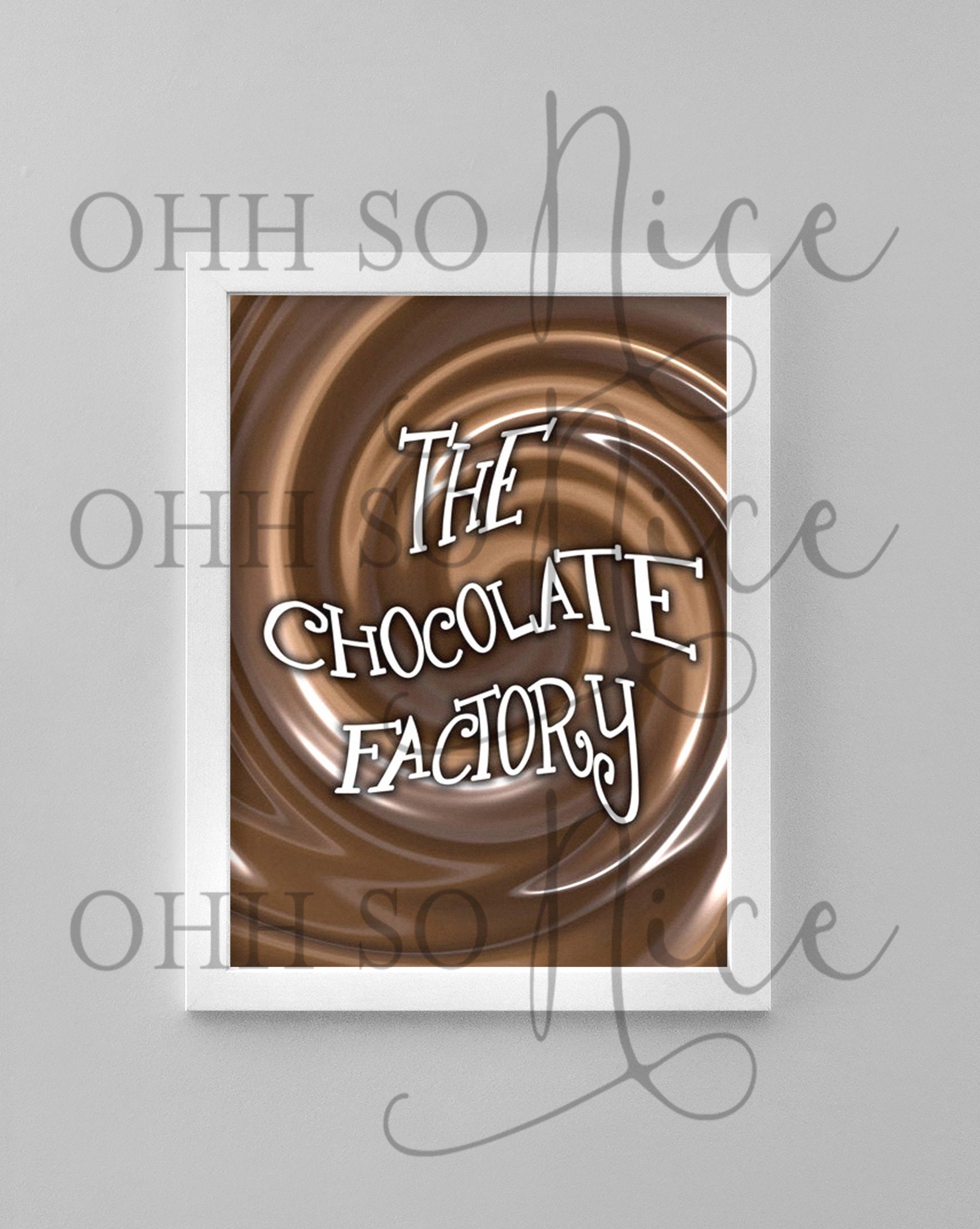 Party Supplies Banners & Signs PRINTED 18 x 28 Signs for Wonka Themed ...