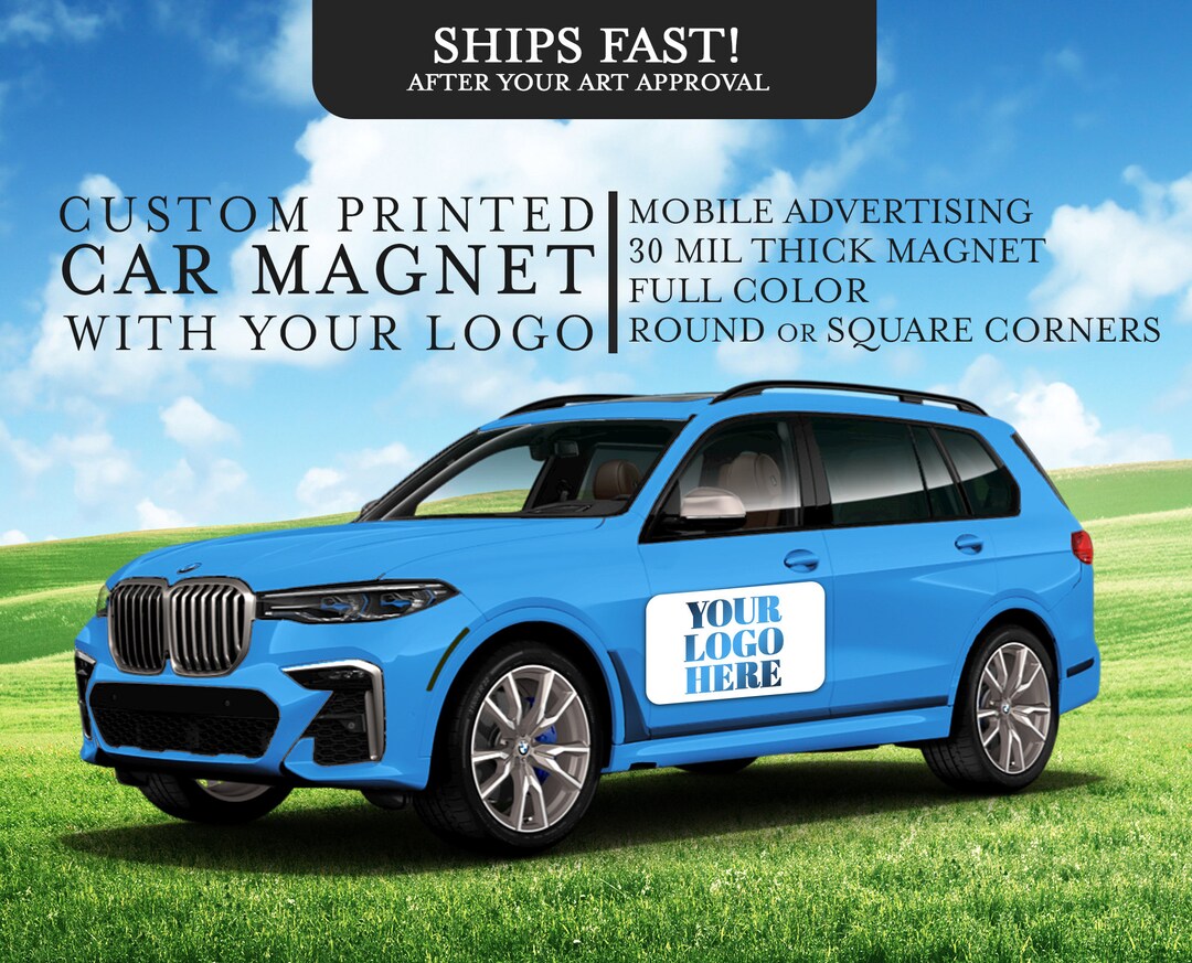 Custom Magnetic Sign | Personalized With Your Logo or Message ...