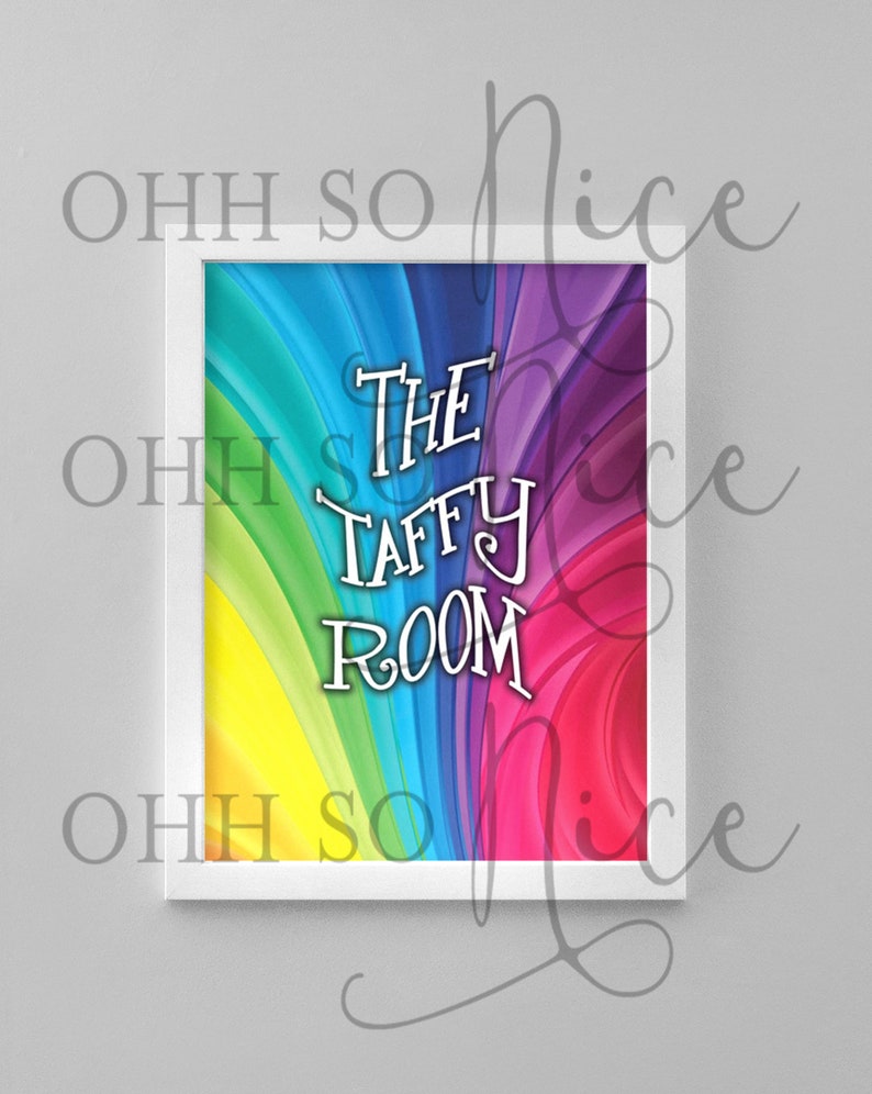 11 X 14 Signs for Wonka Themed Event Digital - Etsy