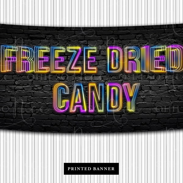 Freeze Dried Candy Sign - Etsy