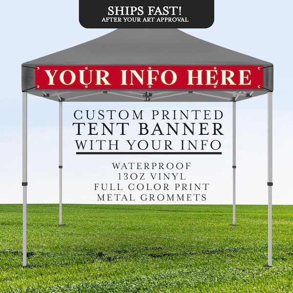 Canopy Tent Vendor Sign - Etsy