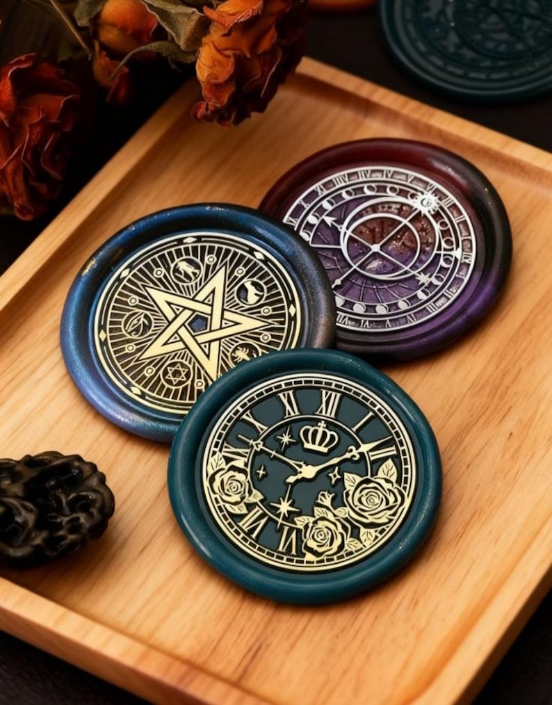 Astronomy Series Wax Seal Stamp,starry Sky Seal,galaxy Seal,custom Logo ...