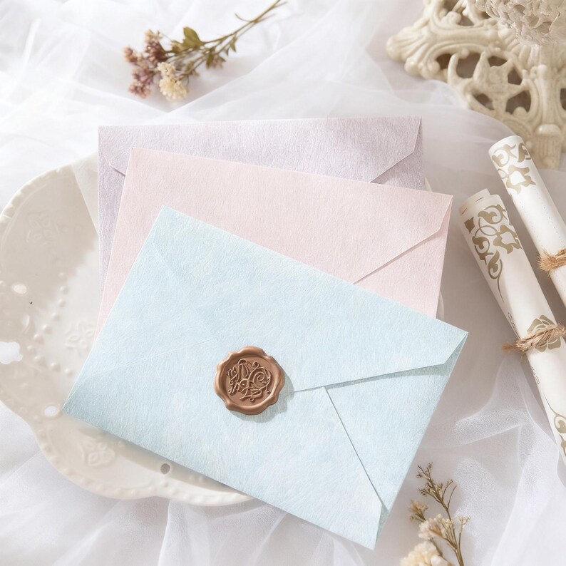 Envelope Paper Set,wedding Invitation Envelopes - Gift Card & Greeting ...