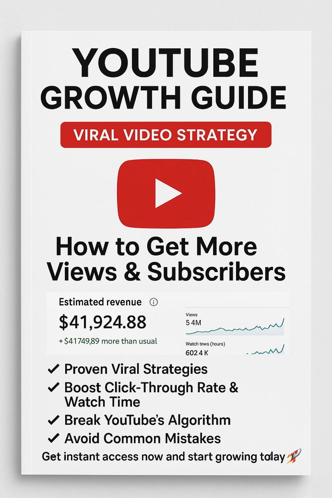 Youtube Growth Guide | Viral Video Strategy | How to Get More Views & Subscribers | Youtube ...