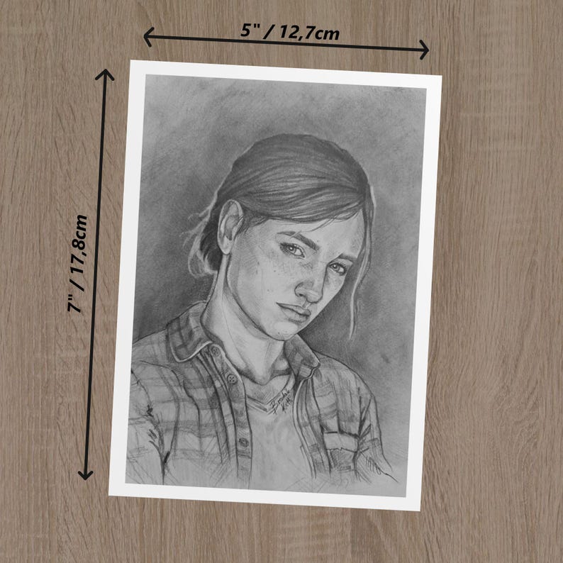 The Last of Us Ellie Williams, Art Print, Rolled Poster - Etsy Australia