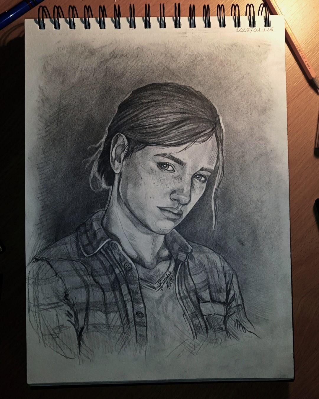 The Last of Us Ellie Williams, Art Print, Rolled Poster - Etsy