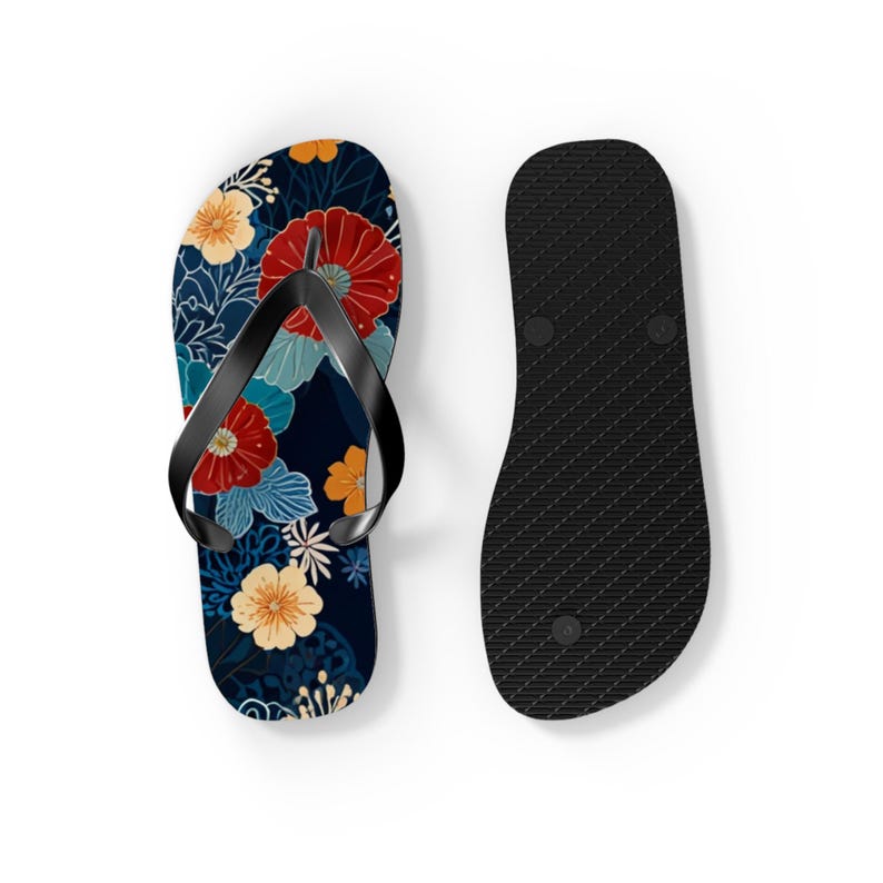 Kimono Style Flip Flops, Japanese Design - Stylish Footwear for Summer ...