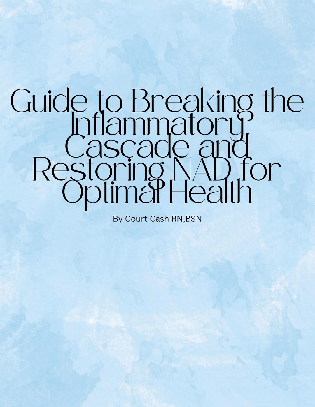 Break the Inflammatory Cascade Guide | Boost NAD+ for Anti-aging and ...