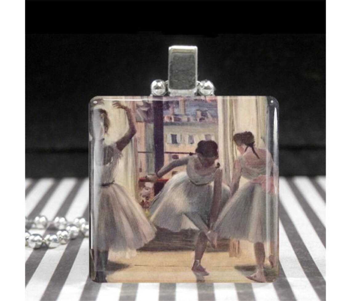 Dance Gift Idea Ballet Recital Charm Necklace 3 Ballerinas - Etsy