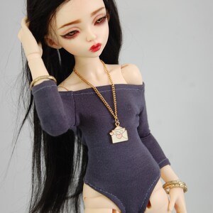 Off-shoulder Bodysuit Plain for 1/4 Scale Msd Minifee Fr16 Modsdoll Tonner Numina Pink - Etsy