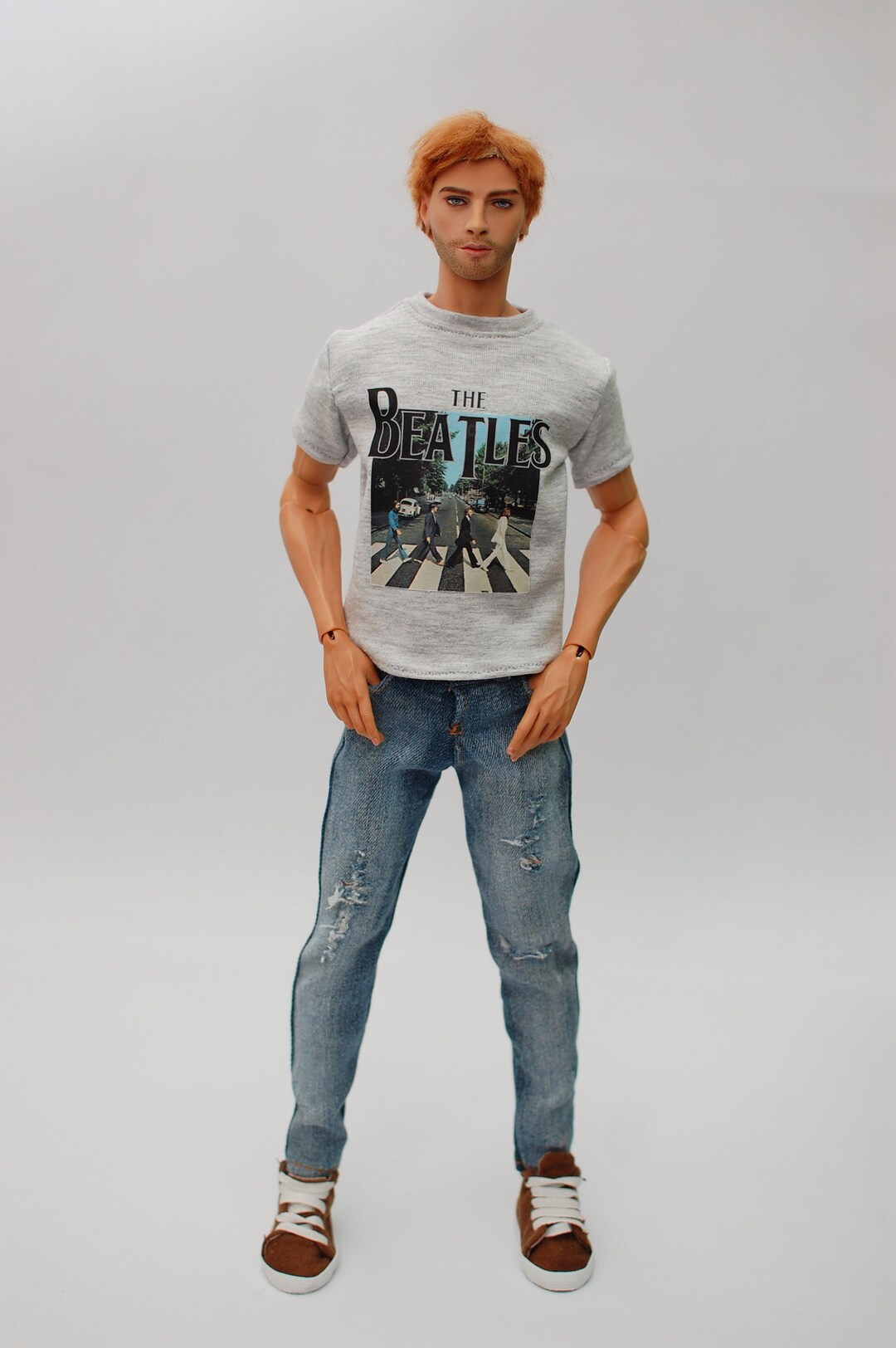 The Beatles Fan T-shirt 1/4 Scale Msd Dolls Boys Men Male Dollshe ...