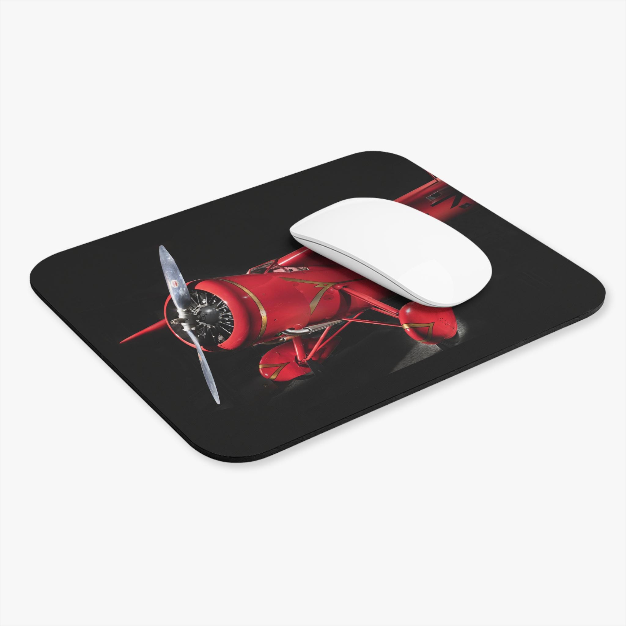 Vintage Amelia Earhart Red Airplane Mouse Pad, Aviation Lover Gift ...