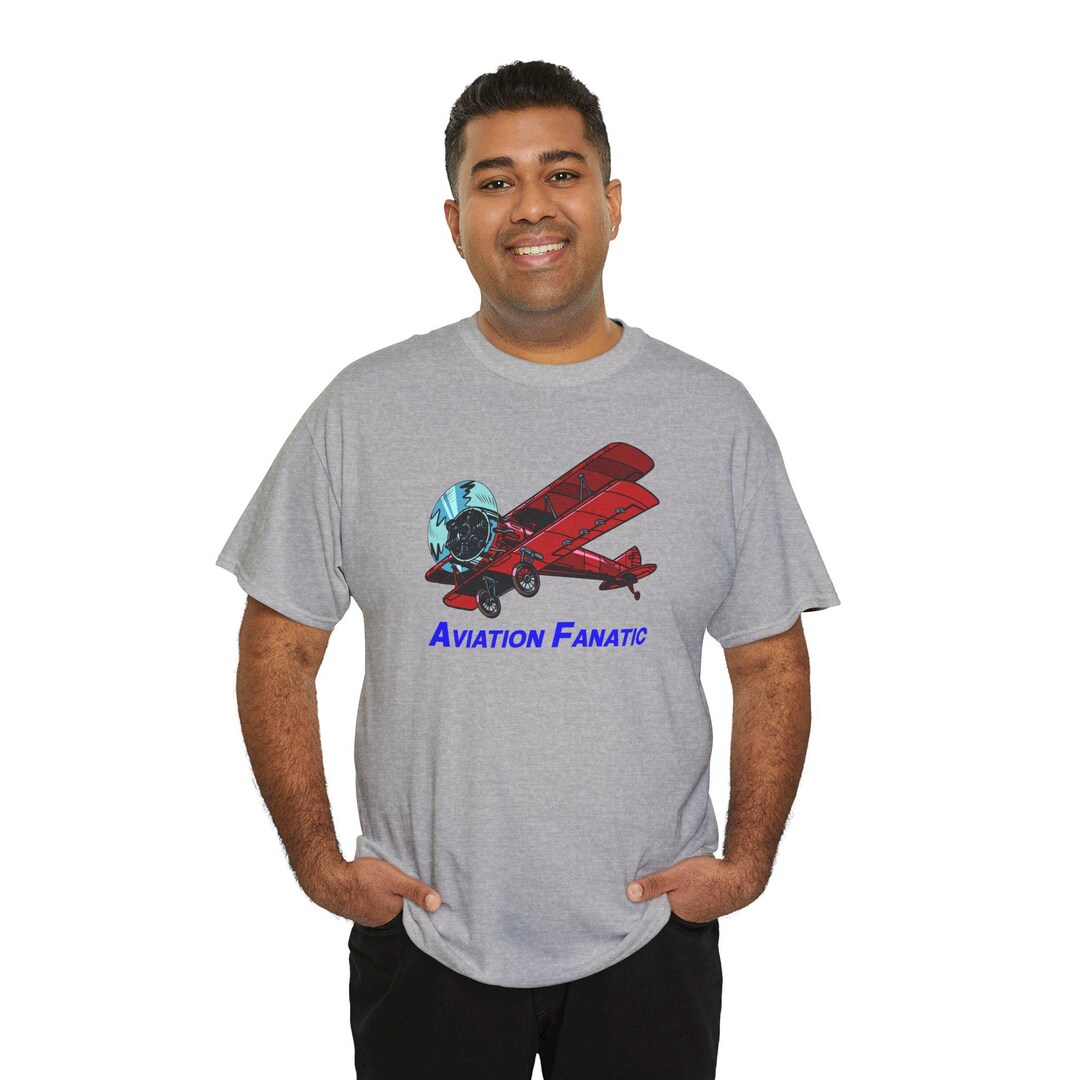 Vintage Airplane Aviation Fanatic Unisex Tee, Aviation Shirt, Pilot ...